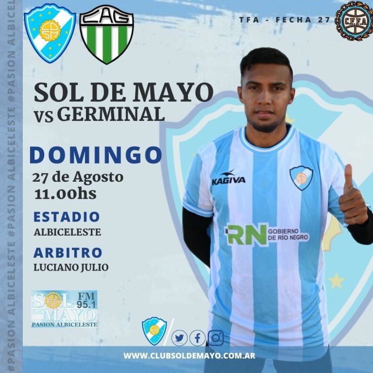Sol de Mayo recibe a Germinal en el debut de Jamal Bhuyan | NoticiasNet ...