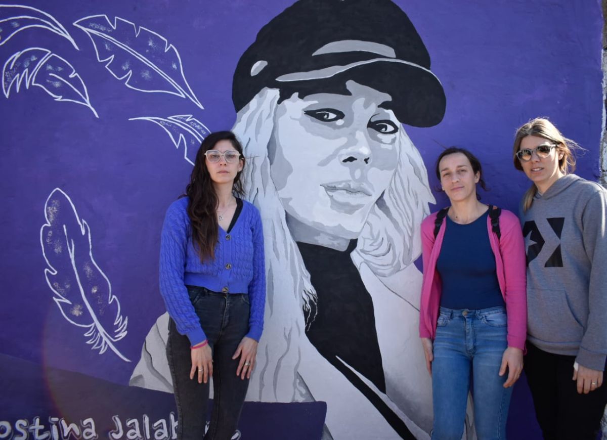 Descubrieron El Mural De Agostina Jalabert En Un Clima De Mucha Emoción
