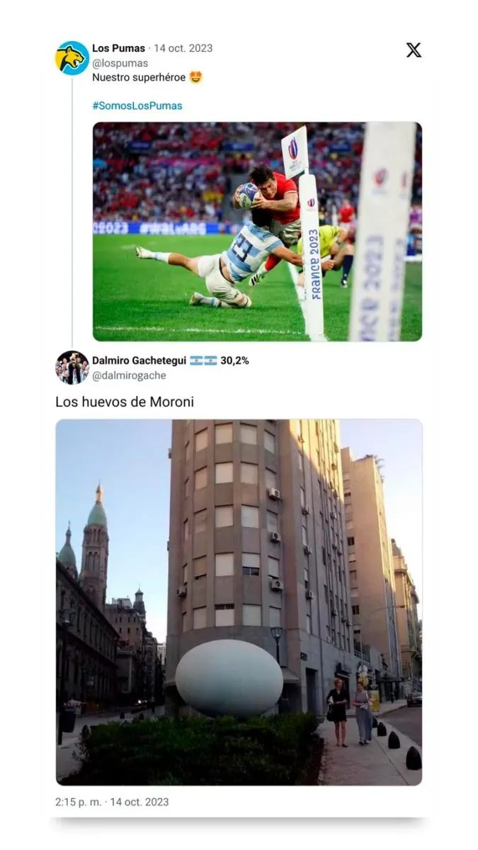 “El Tackle de Dios” y el “Dibu Moroni”: los memes del salvador de Los ...