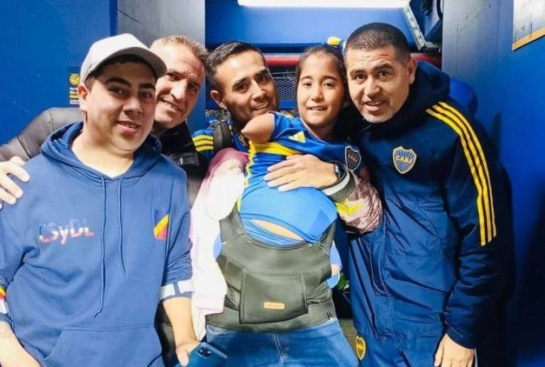 La conmovedora historia de Milagros Inalaf con Cavani y Riquelme en la ...