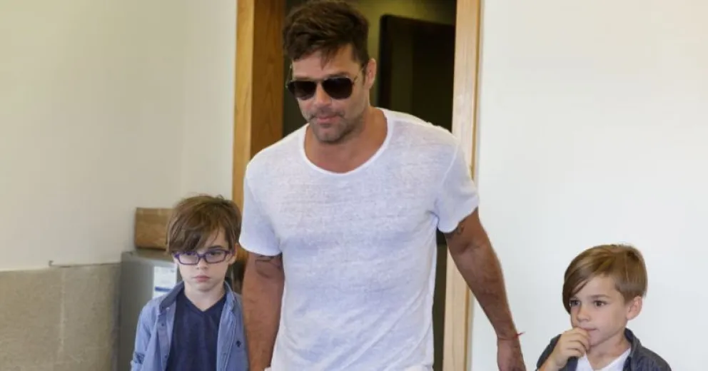 Así está hoy Valentino, uno de los hijos de Ricky Martin y es furor en ...
