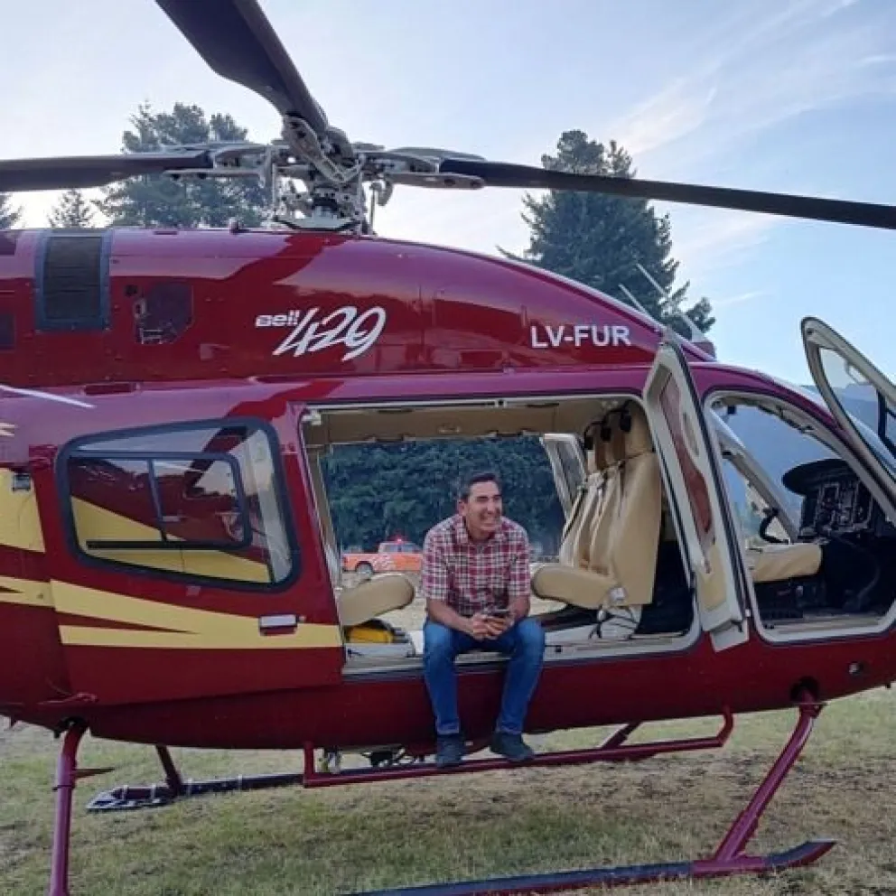 Piloto héroe en los incendios de El Bolsón: "Es muy triste todo lo que ...